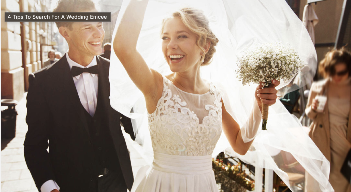 4 Tips To Search For A Wedding Emcee - Emcee Reach Lifestyle Blog